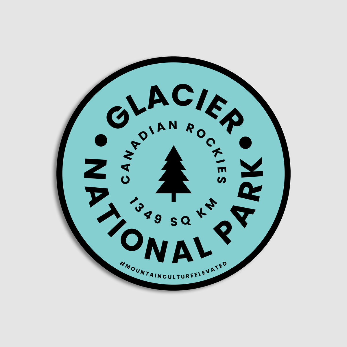 Glacier National Park Sticker – Wildly Supply Co.